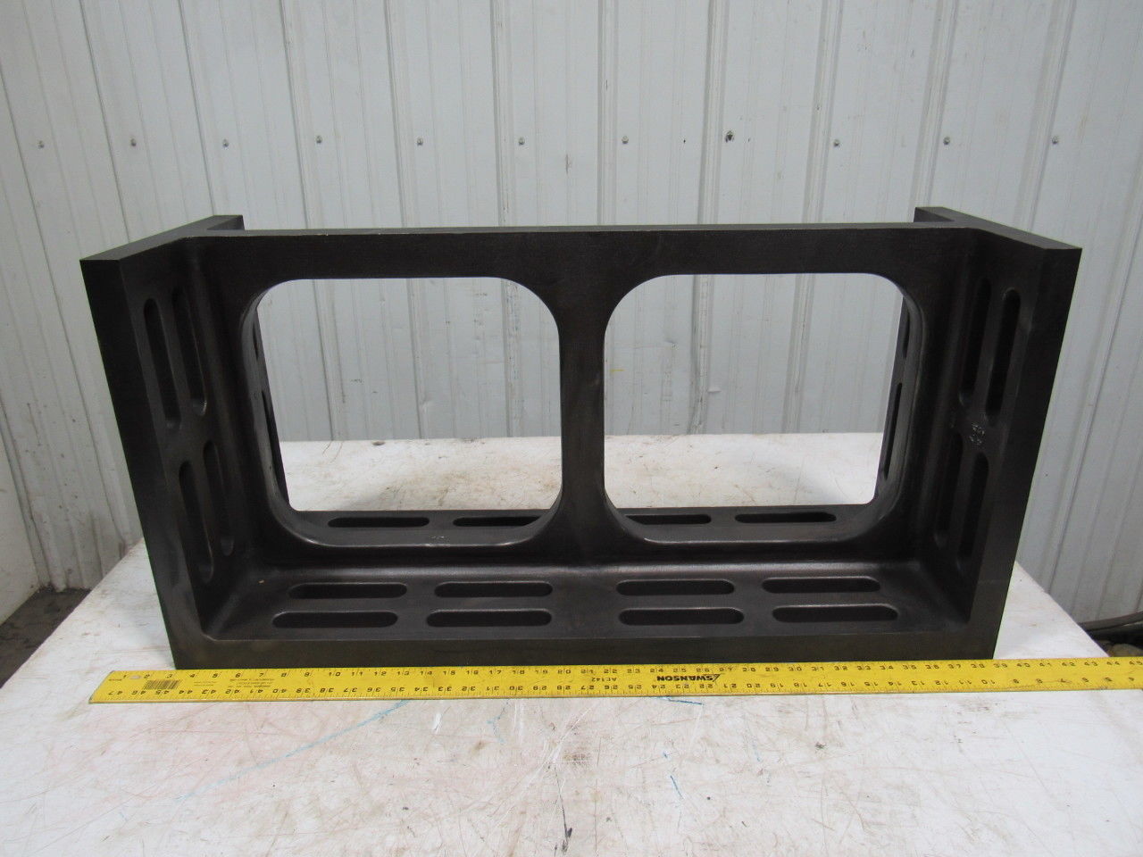 12"x18"x36 Slotted Cast Iron Angle Plate/Fixturing Machinist Set Up Un ...