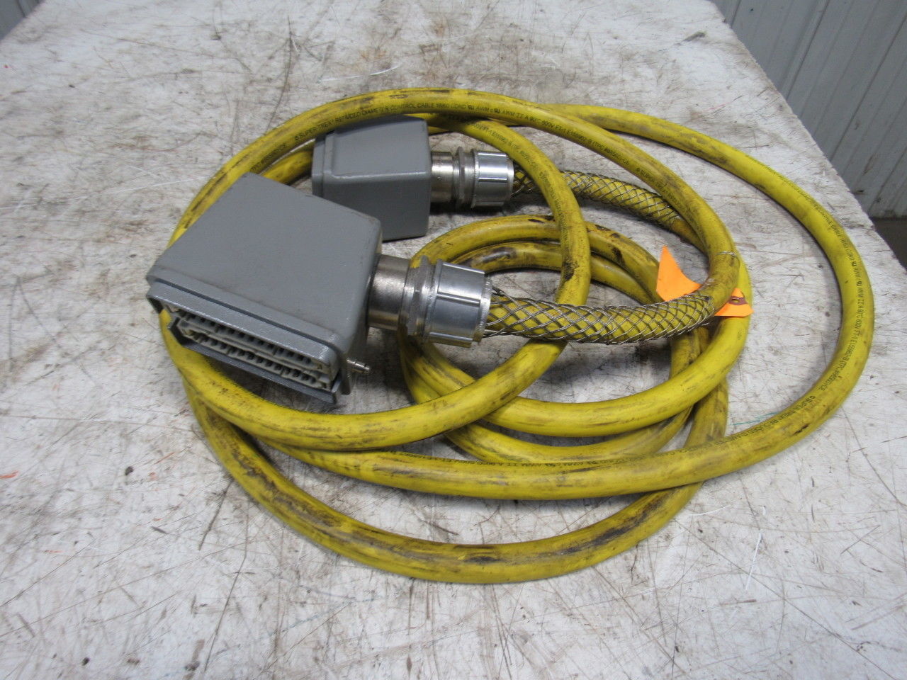 TCP Harting 16Awg 60 Conductor 16/60 Cable W/ 48 Pin Connectors 21' Lo ...