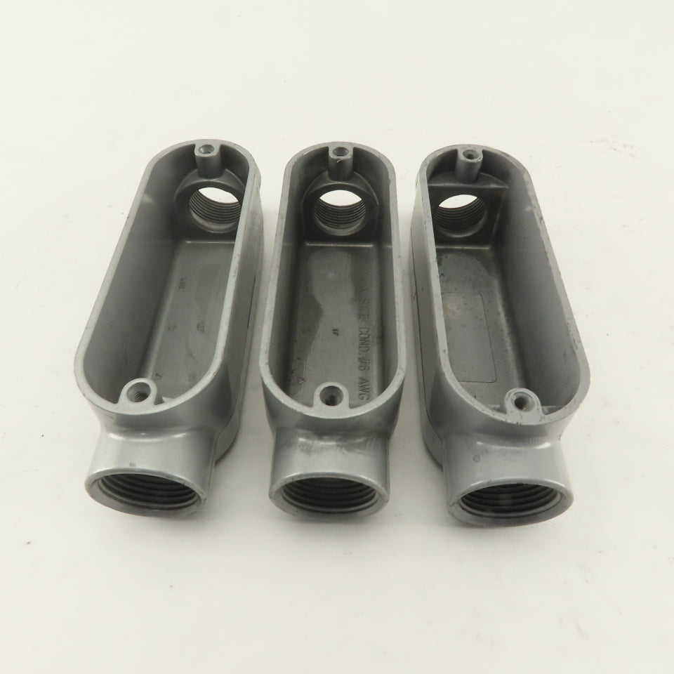 3/4" Trade Threaded Aluminum Conduit C Body Lot of 3 – Bullseye ...