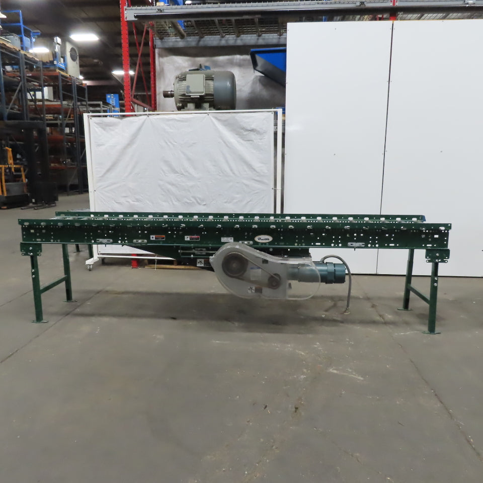 Rapistan Dematic 25" x 144 " Center Drive Belt Over Roller Conveyor 60 ...