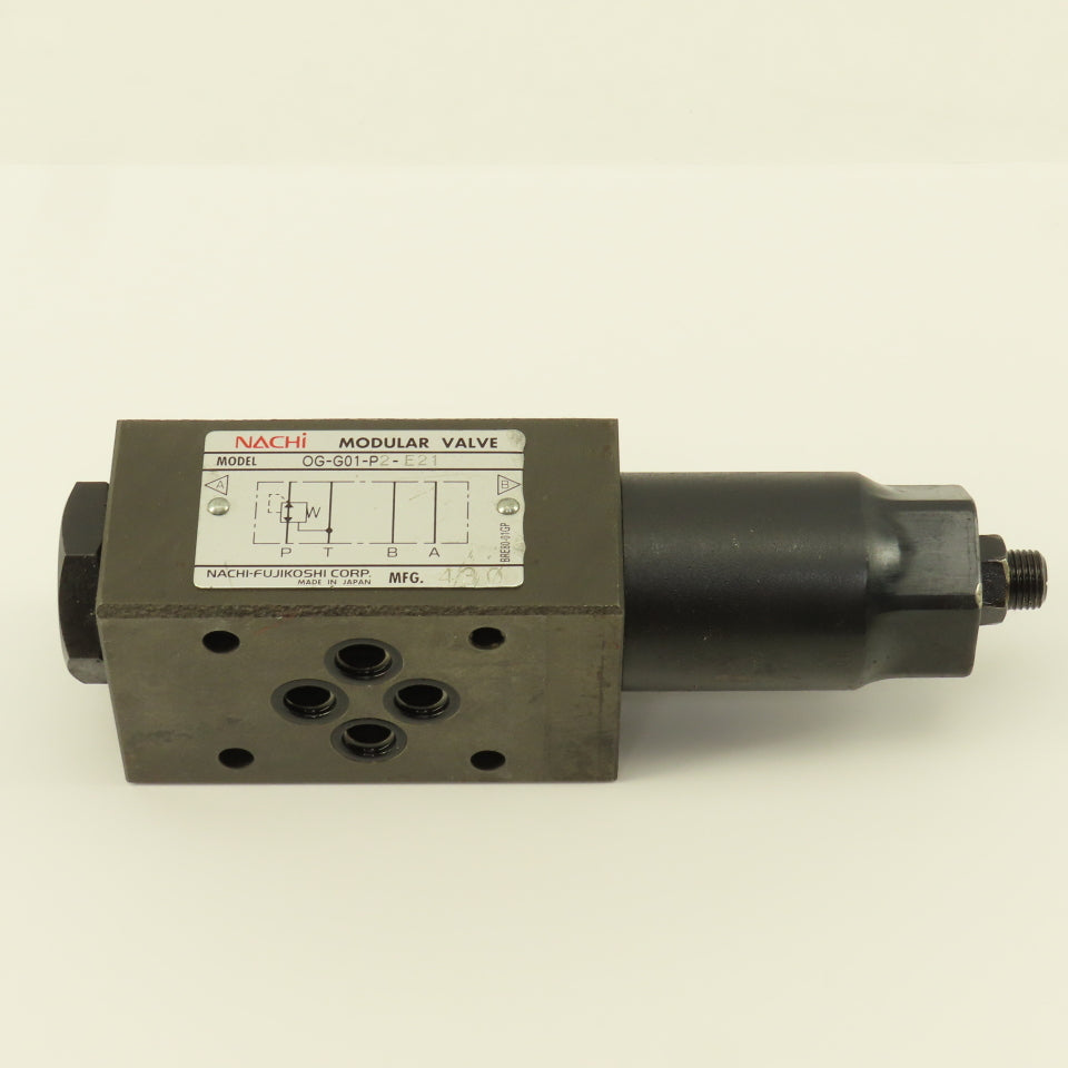 NACHI OG-G01-P2-E21 Hydraulic Pressure Reducing Modular Valve ...