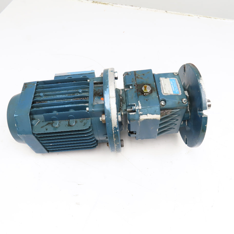 Hydro-Mec Type 22 36.54:1 Ratio Gear Motor 45RPM Output .9kW 220-480V ...
