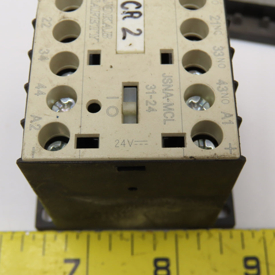 Jokab Safety JSNA-MCL Contactor Relay 24VDC Coil Lot Of 4 – Bullseye ...