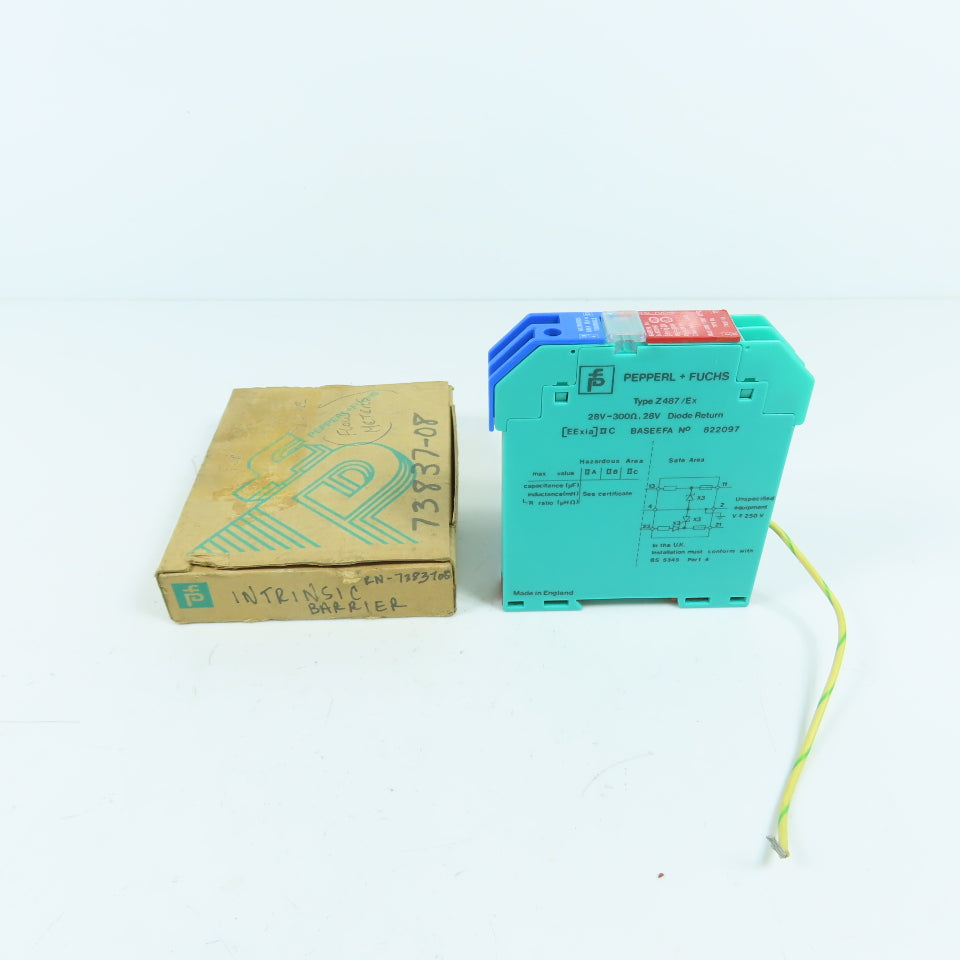 Pepperl + Fuchs Z487/Ex Baseefa EX822097 Switch Isolator 28V NEW ...