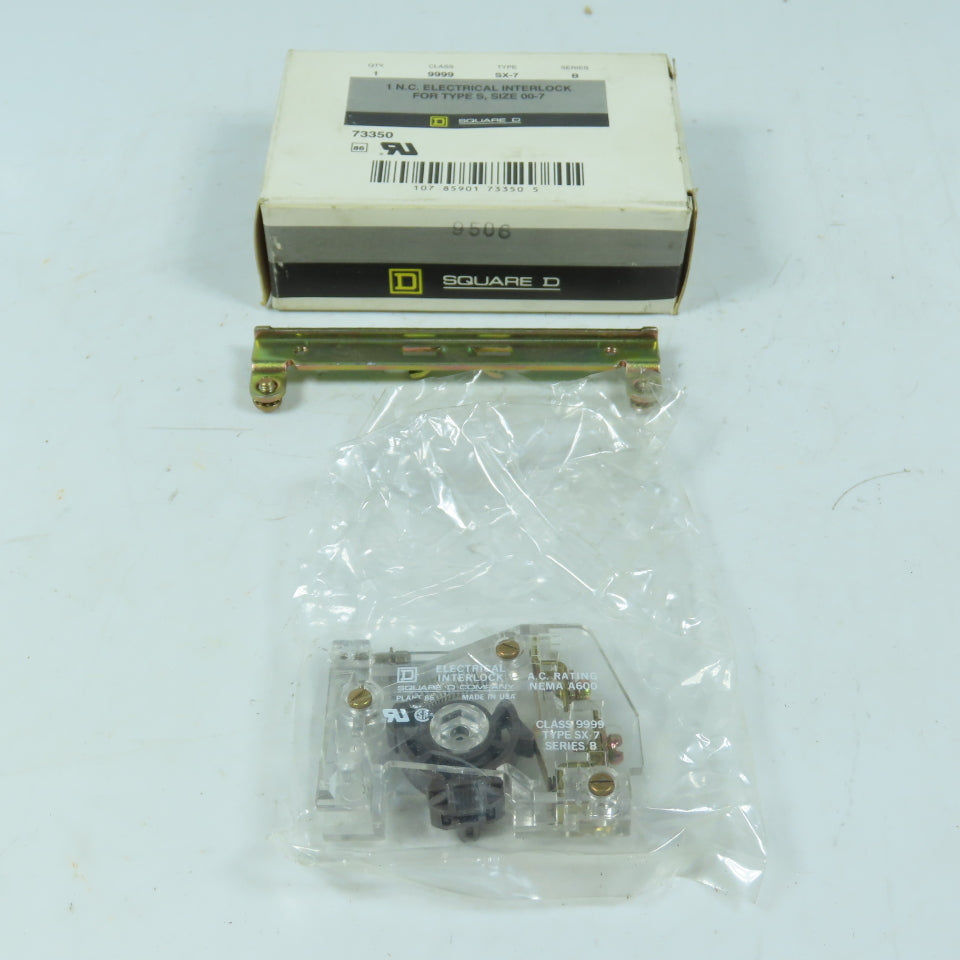 Square D 9999SX7 Class 9999 Electrical Interlock 1 N.C. Type S Size 00 ...