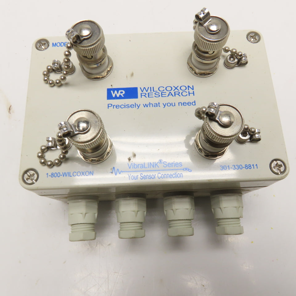 Wilcoxon Research CB4 4 Channel BNC Accelerometer Junction Box ...