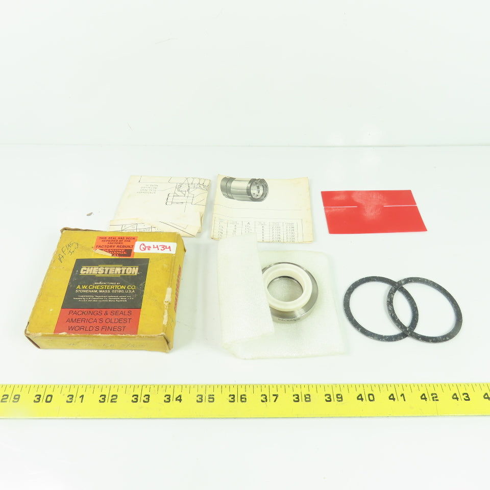 Chesterton 07434 Mechanical Seal Factory Rebuilt 316 Stainless Steel ...