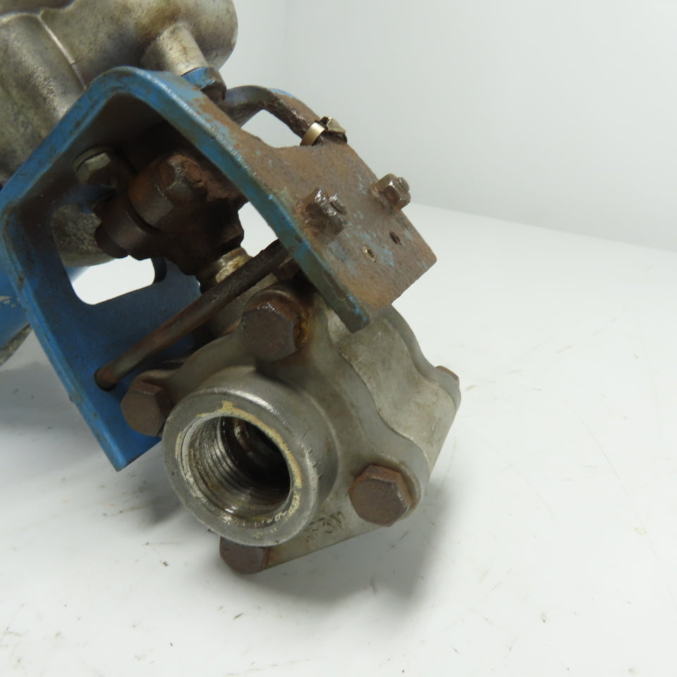 Jamesbury ST50E Pneumatic Valve Actuator W/ 1" Ball Valve – Bullseye ...