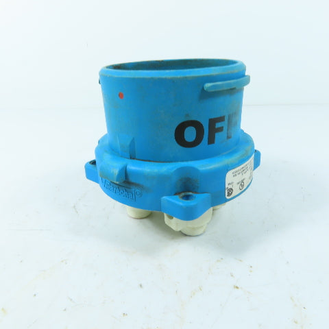 Meltric 33-68043 DS Switch Rated Inlet Plug 60A 480V 3Ph 20HP ...