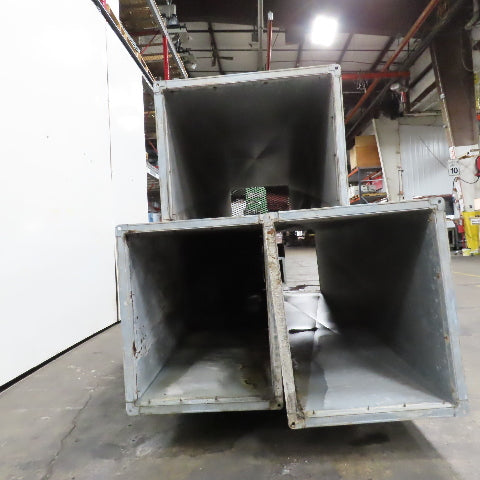 26" x 21" Rectangular Ventilation Intake Trunk Line Duct 40' Run ...