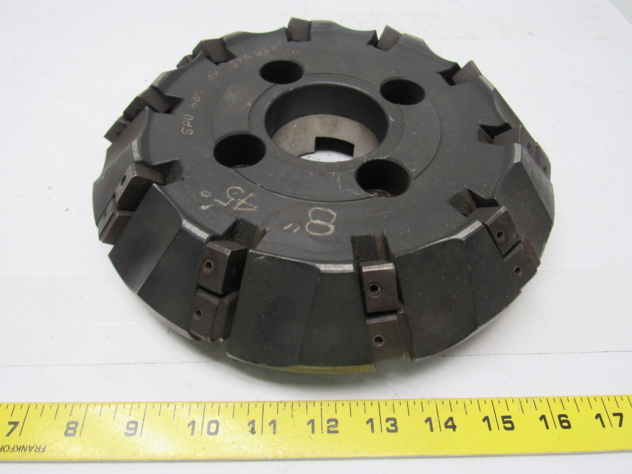 Valenite VMC-76-6-0810 R 8T0 8" Shoulder Mill Cutter 45° 2.500" Arbor ...